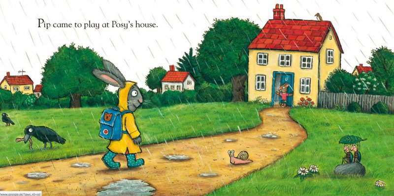 Pip and Posy: The Little Puddle, anglická kniha
