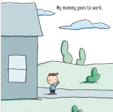 Mummy Goes to Work, anglická kniha