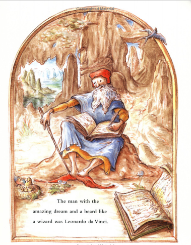 Anholt's Artists: Leonardo and the Flying Boy, anglická kniha