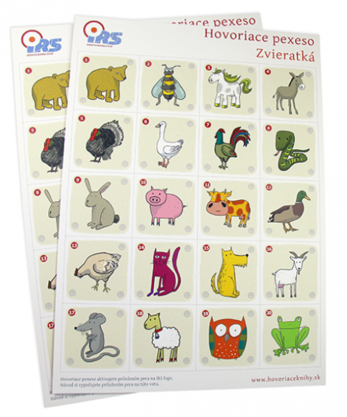 pexeso Animals, hovoriace pexeso