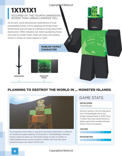 Roblox Character Encyclopedia, anglická kniha