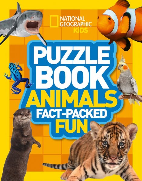 kniha Puzzle Book Animals : Brain-Tickling Quizzes, Sudokus, Crosswords ...