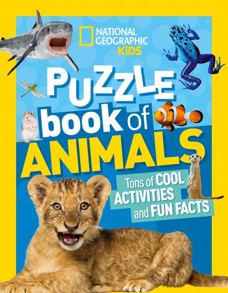 kniha Puzzle Book: Animals, zošit s aktivitami