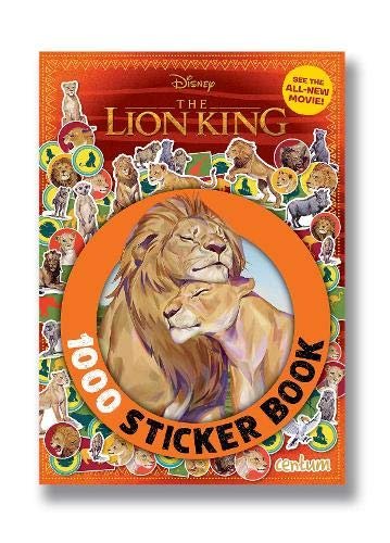 kniha The Lion King - 1000 Sticker Book, nálepkový zošit