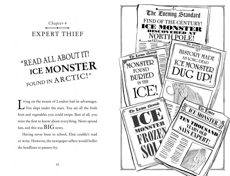 kniha The Ice Monster, anglická kniha
