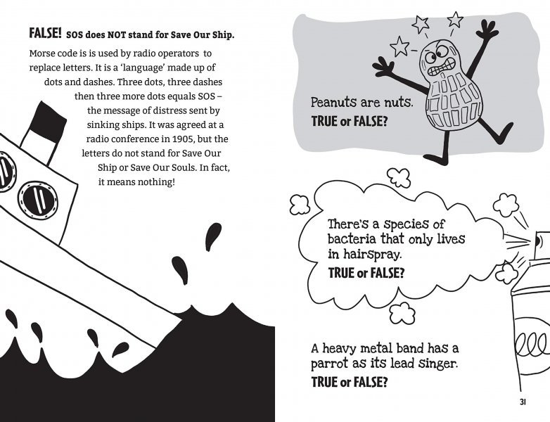 Fake News : True or False Quiz Book, anglická kniha