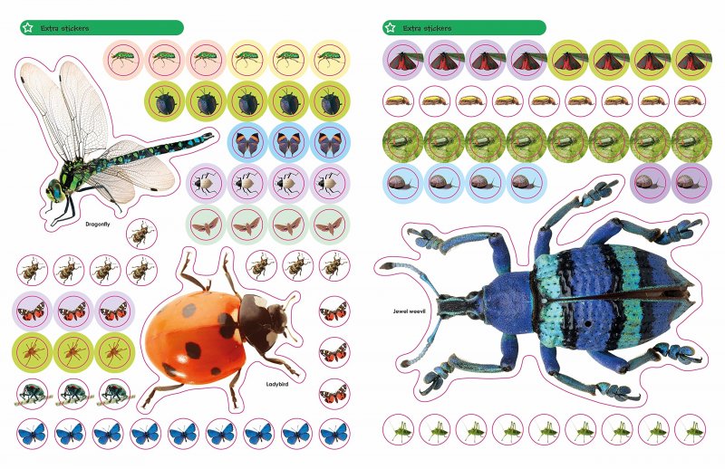 kniha Bugs Ultimate Sticker Book, nálepkový zošit