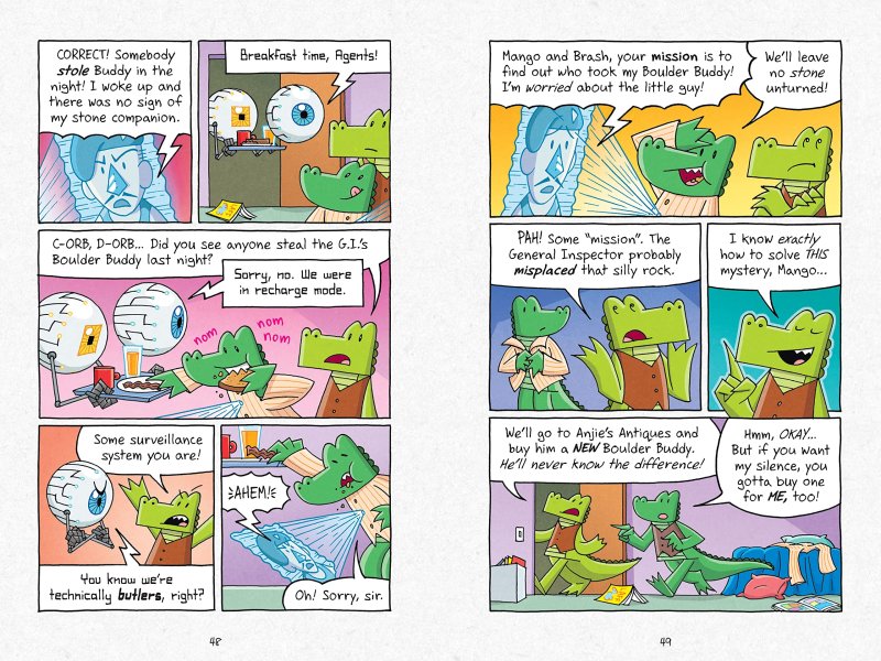 anglicky komiks v anglictine Braver and Boulder, anglická kniha - komiks