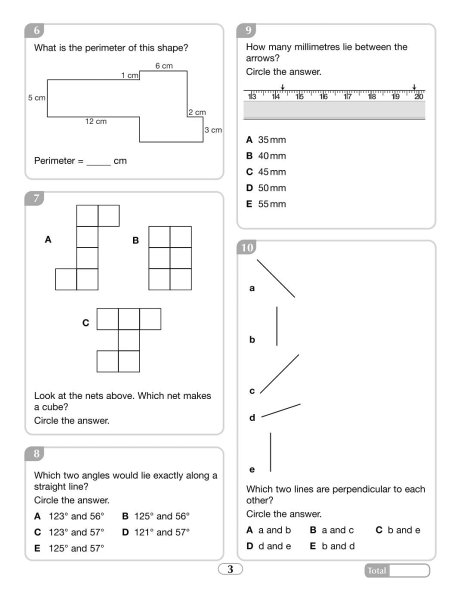anglicka kniha 10 Minute Tests: Maths, pracovný zošit